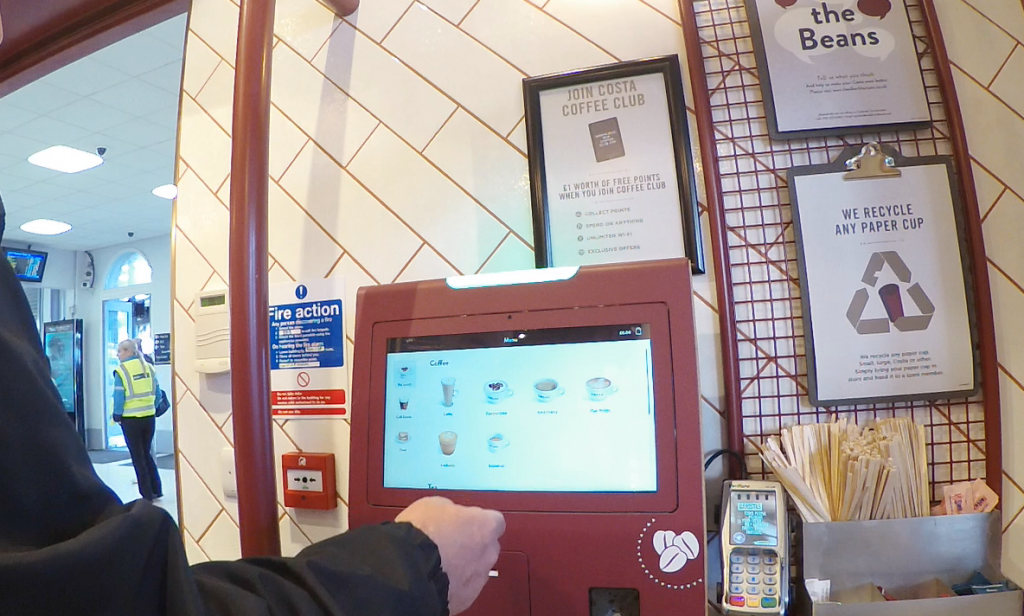 KostaLogic | Costa Coffee Self Order Screen